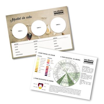 Mantel de cata de vinos Soy Sibarita - Soy Sibarita